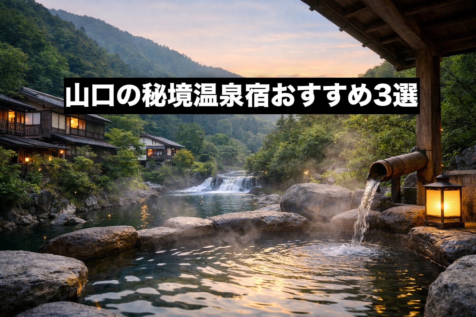 山口の秘境温泉宿おすすめ3選！自然と静けさに癒される旅へ | あなすぽ